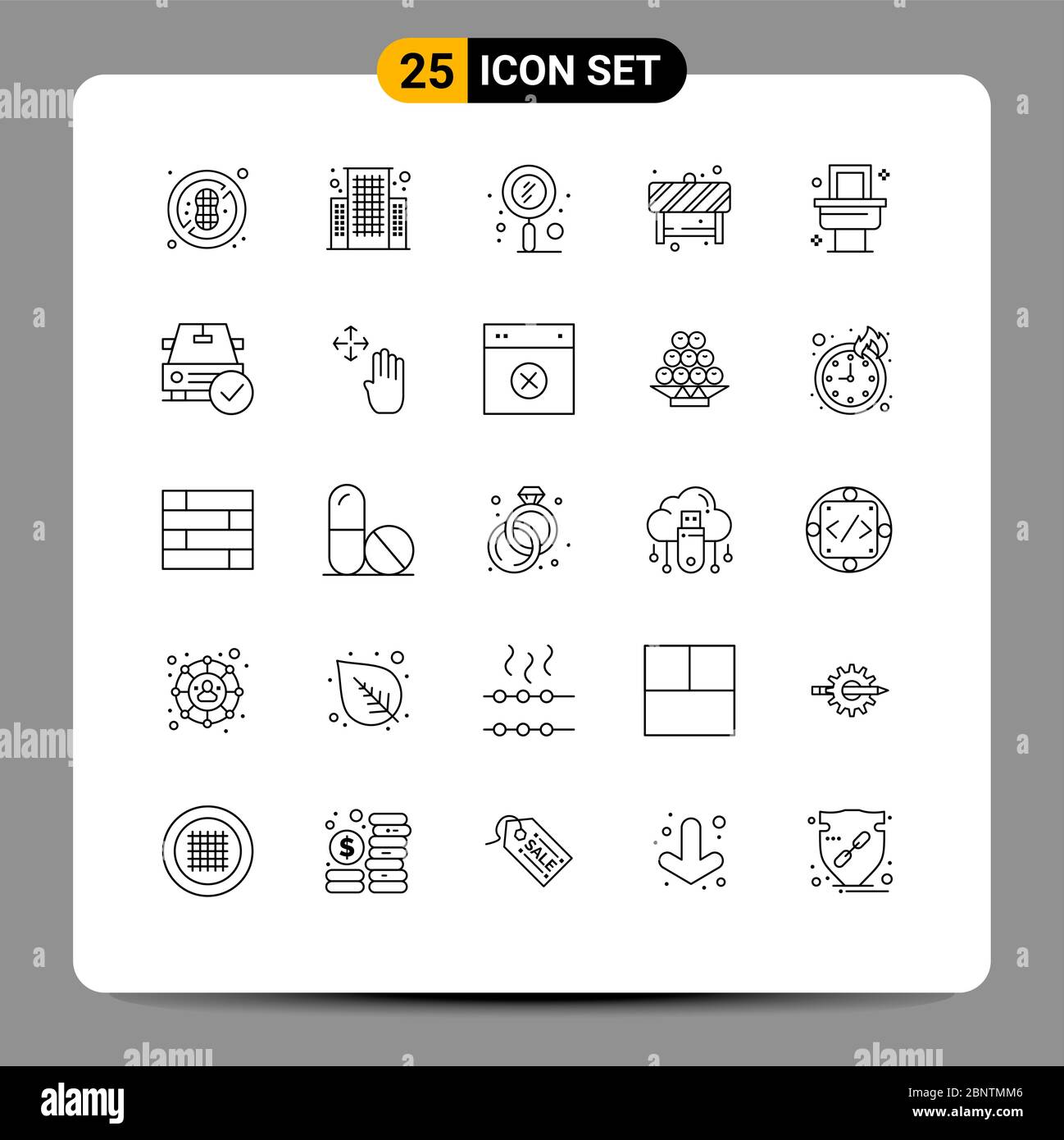 Modern toilet block Stock Vector Images - Alamy