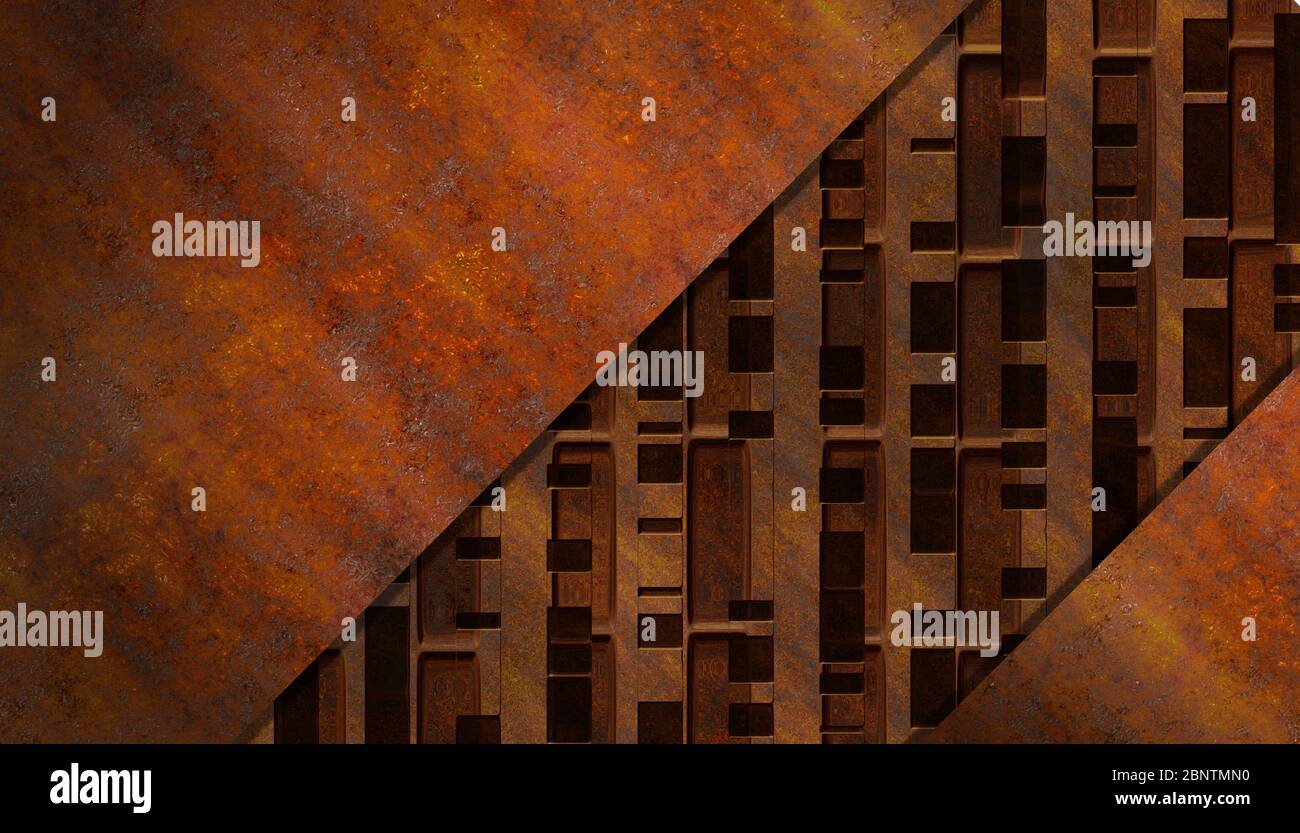 industrial realistic rusty metal backgrounds Stock Photo - Alamy