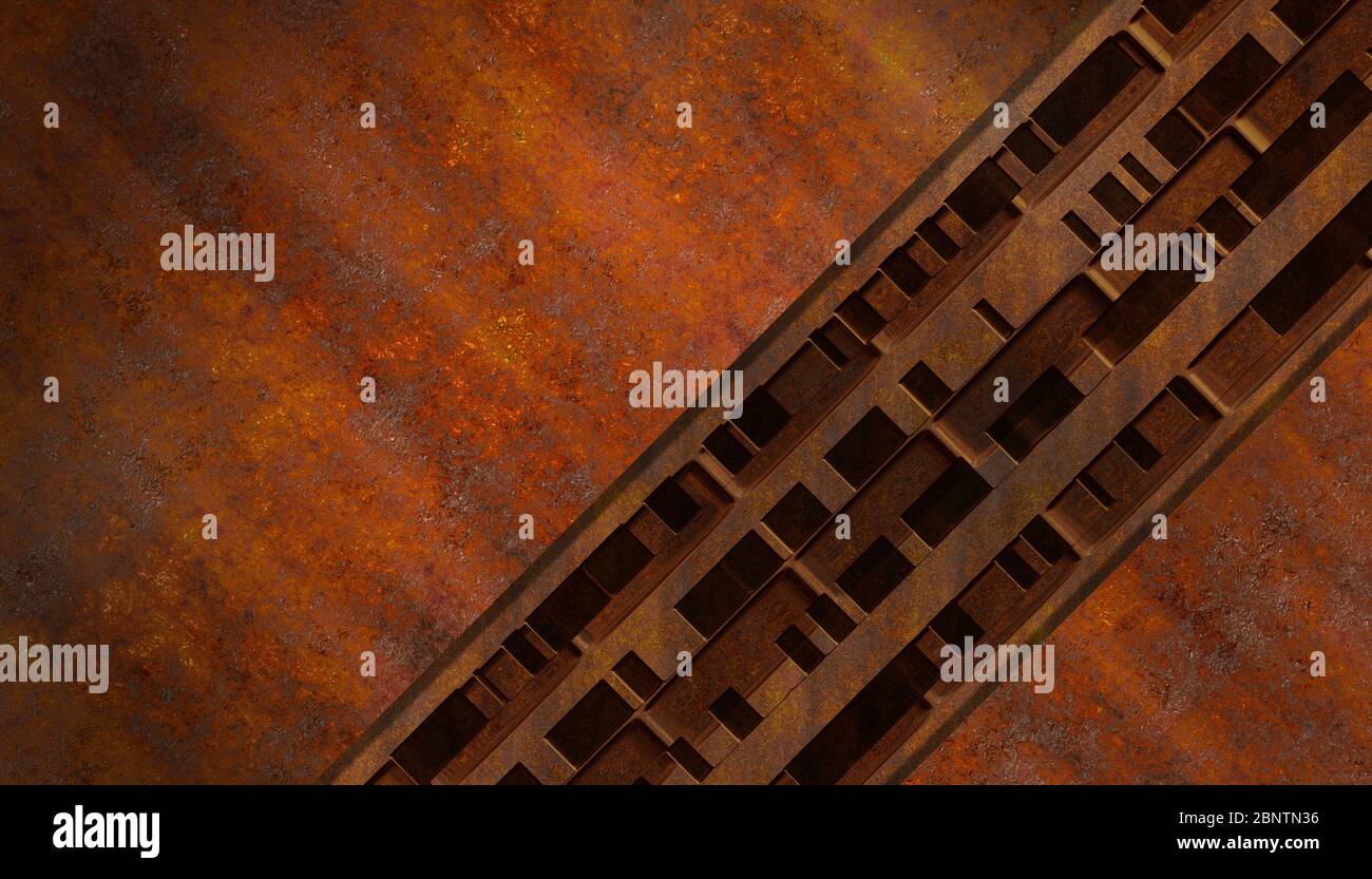 industrial realistic rusty metal backgrounds Stock Photo - Alamy