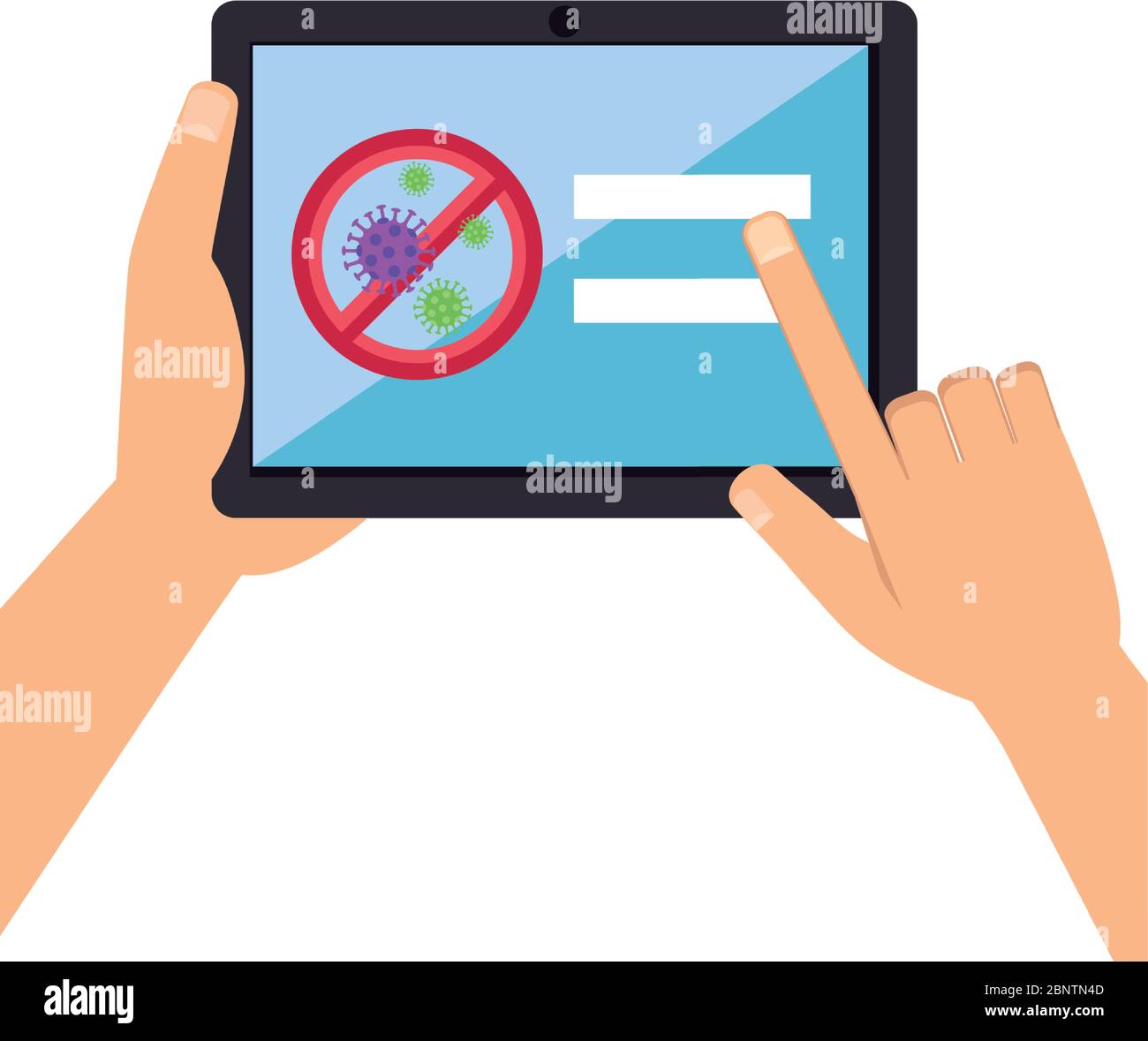 Stop using technology Stock Vector Images - Alamy
