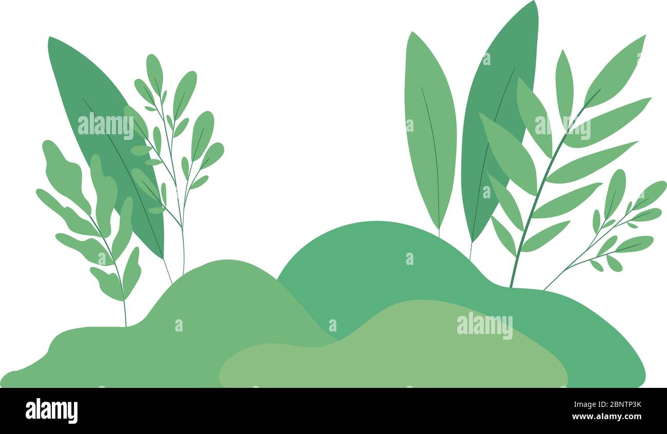 Isolated green leaves vector design Stock Vector Image & Art - Alamy