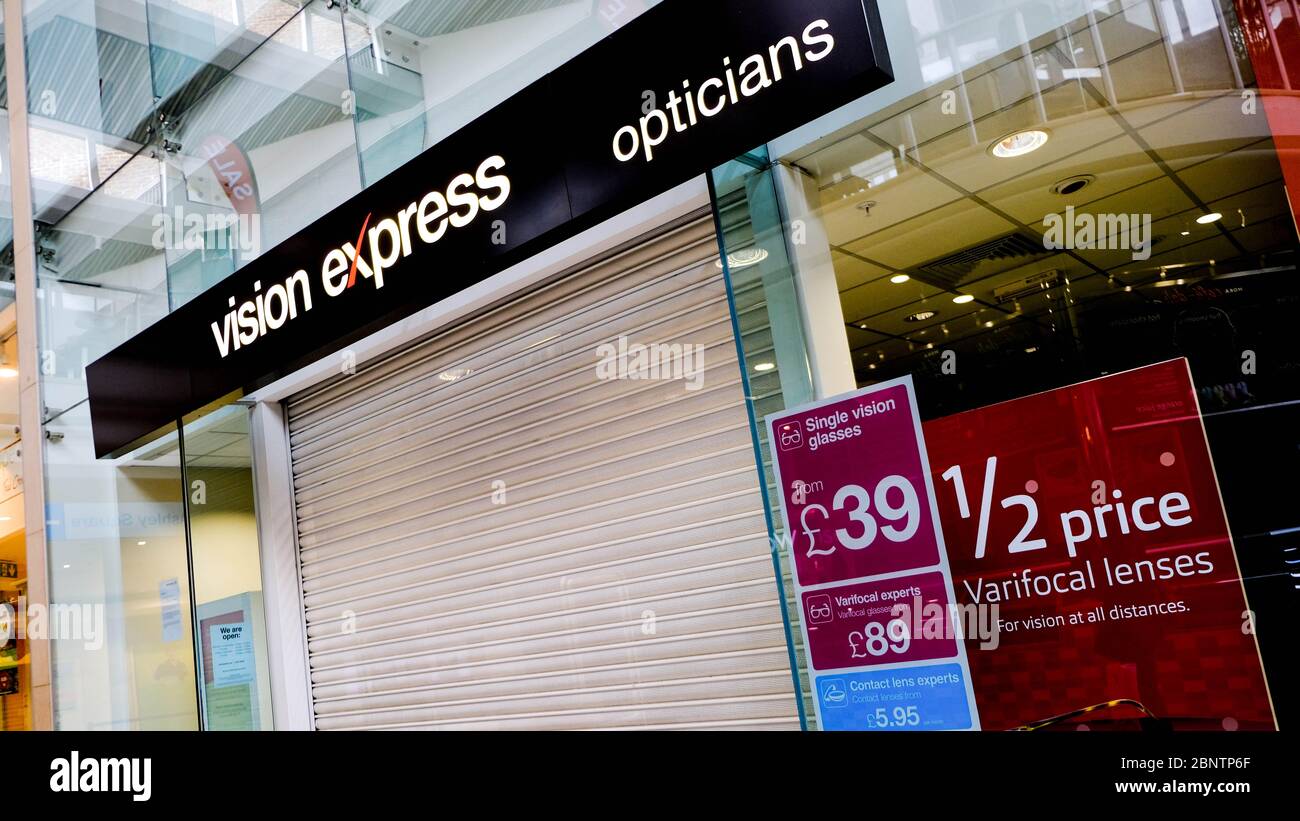 Vision Express High Street Optician Chain Has Remained Closed during ...