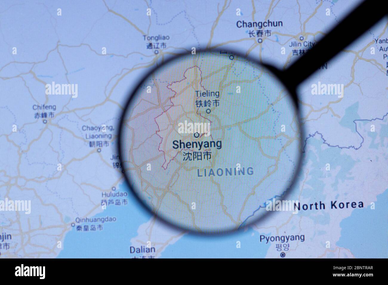 Map of shenyang hi-res stock photography and images - Alamy