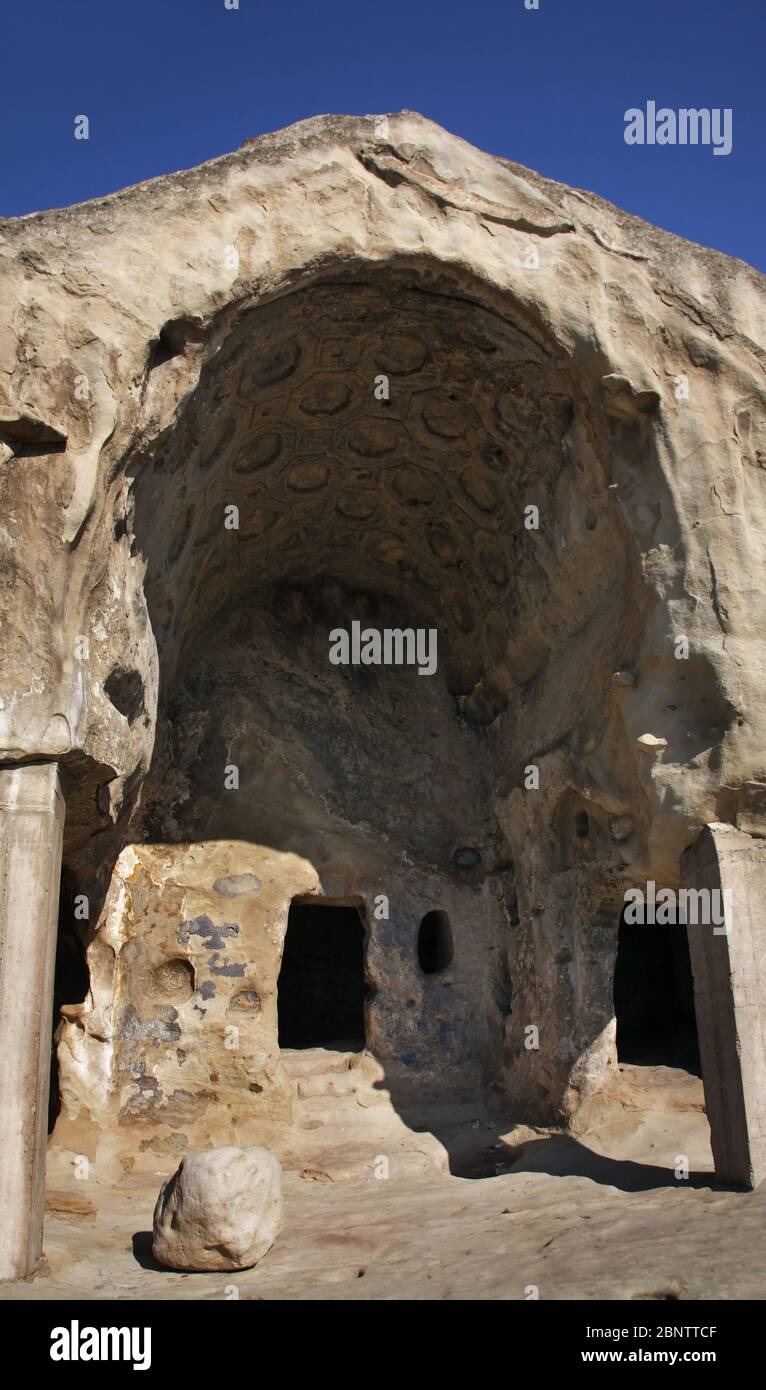 Uplistsikhe cave complex (Lord's fortress) near Gori. Shida Kartli ...