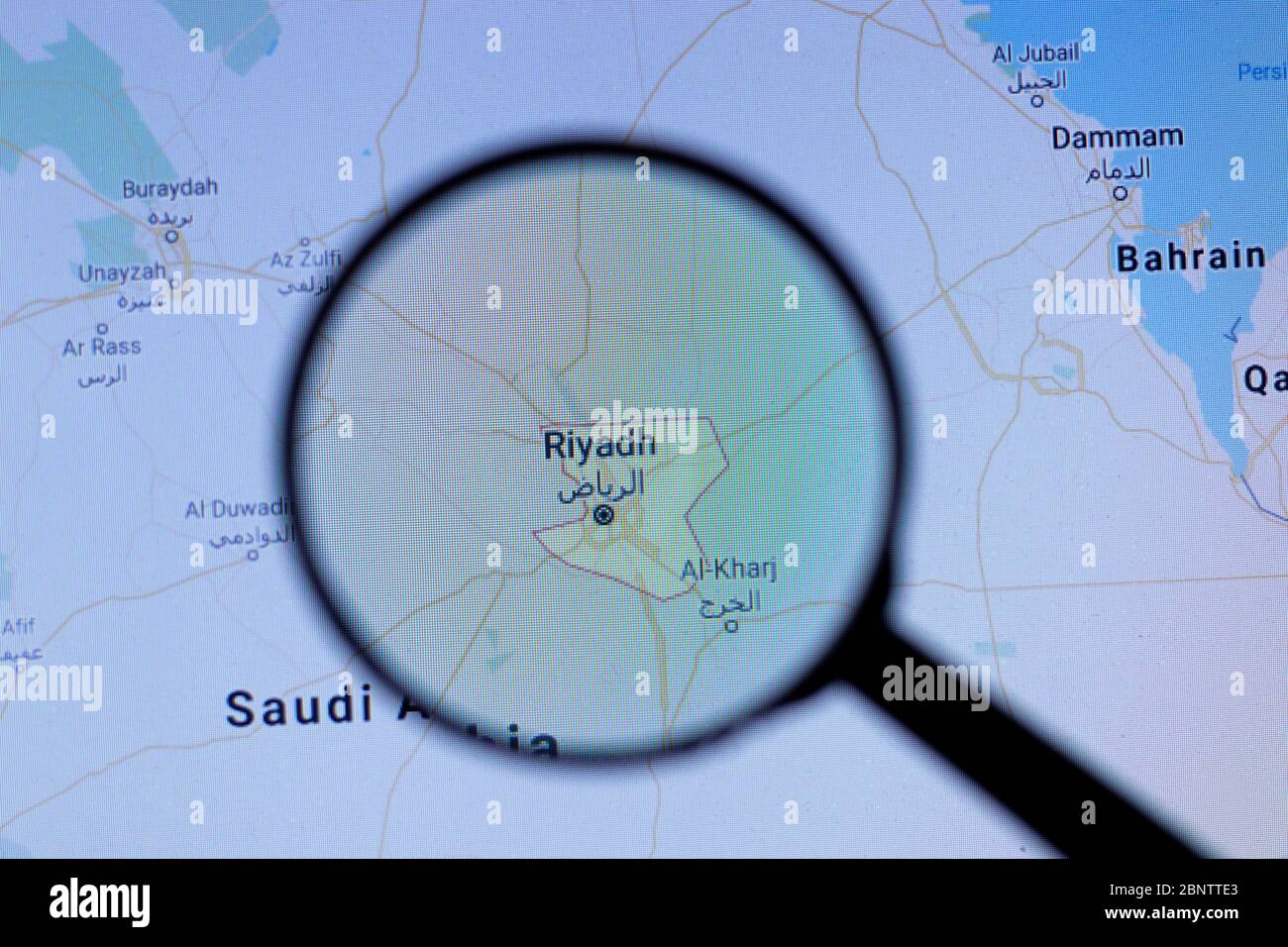 Riyadh map hi-res stock photography and images - Alamy