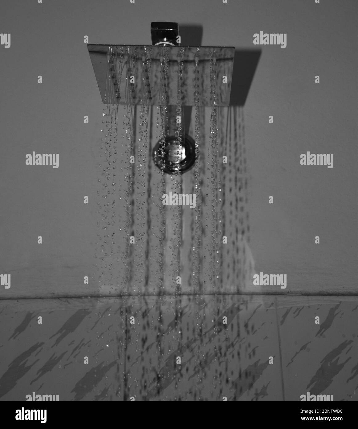 Running Shower of a hotel in India Stock Photo - Alamy