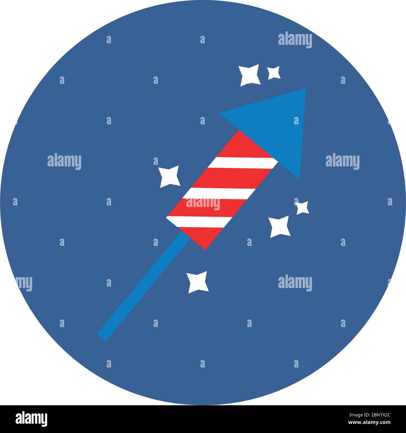 rocket fireworks block style icon Stock Vector Image & Art - Alamy