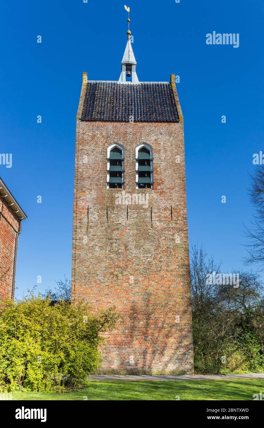 Tower of the historic church in Baflo, Netherlands Stock Photo - Alamy