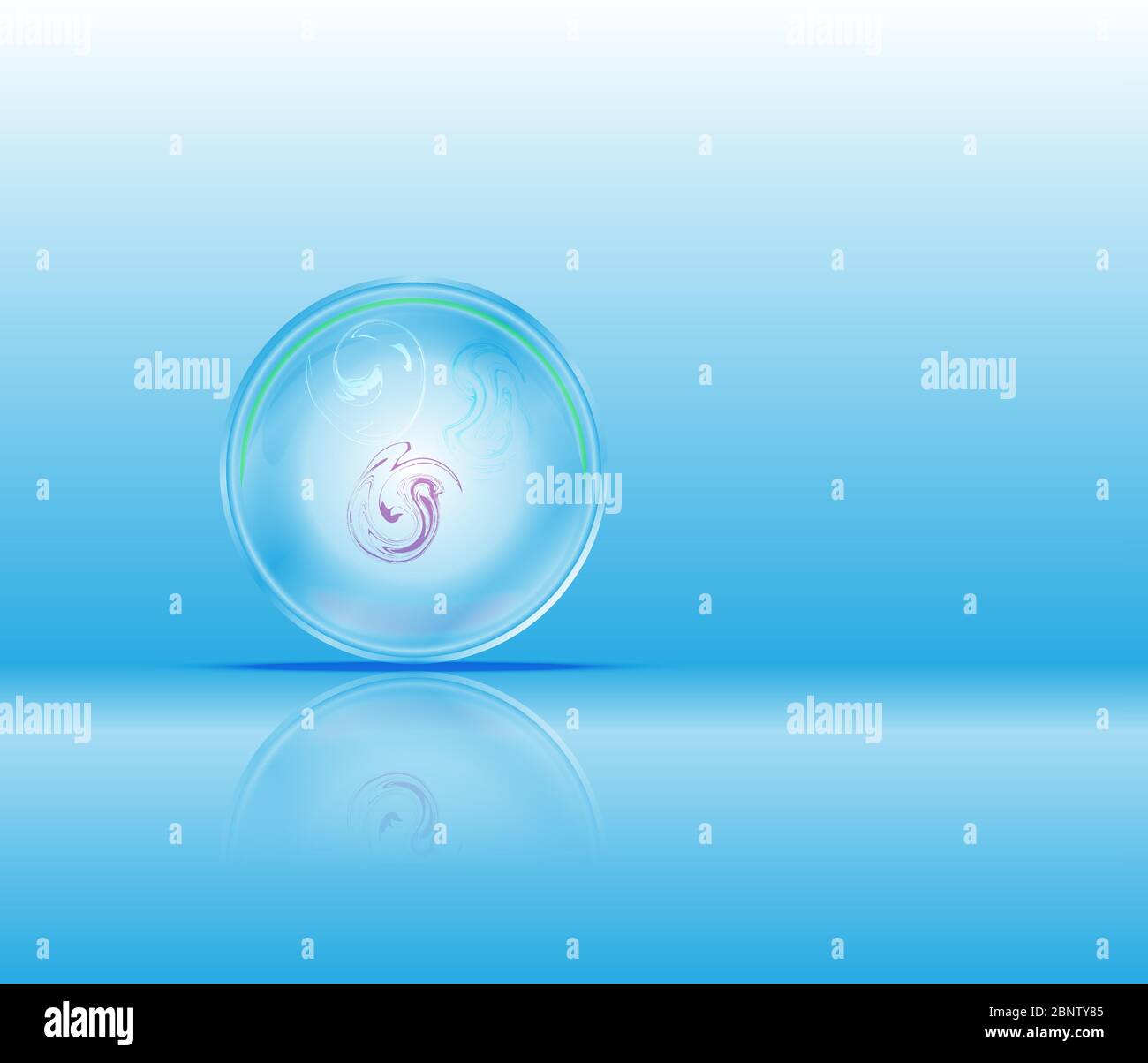 Crystal ball photo Stock Vector Images - Alamy