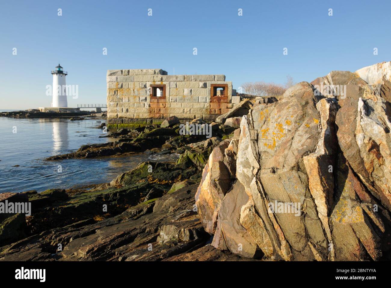 Portsmouth Harbor Light in New Castle, New Hampshire USA. Built in 1878 ...
