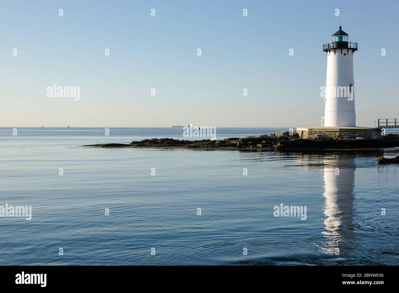 Portsmouth Harbor Light in New Castle, New Hampshire USA. Built in 1878 ...
