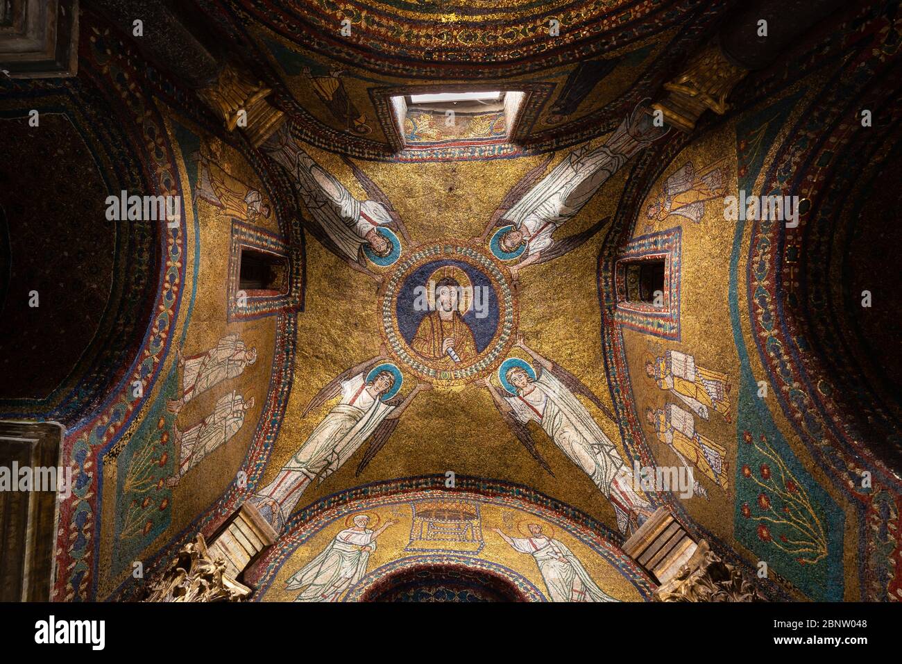 ROME, ITALY - AUGUST 13, 2019: The Basilica of Saint Praxedes, Rome ...