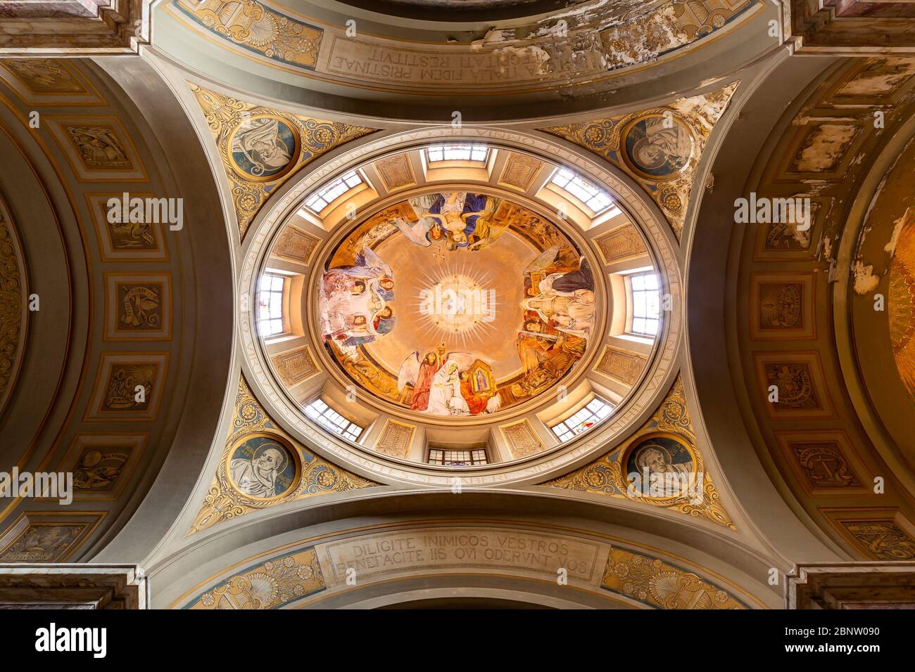 ROME, ITALY - AUGUST 13, 2019: The Basilica of Saint Praxedes, Rome ...