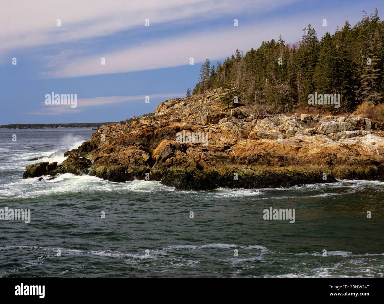 Acadia National Park on Mount Desert Island in Maine. Acadia National ...