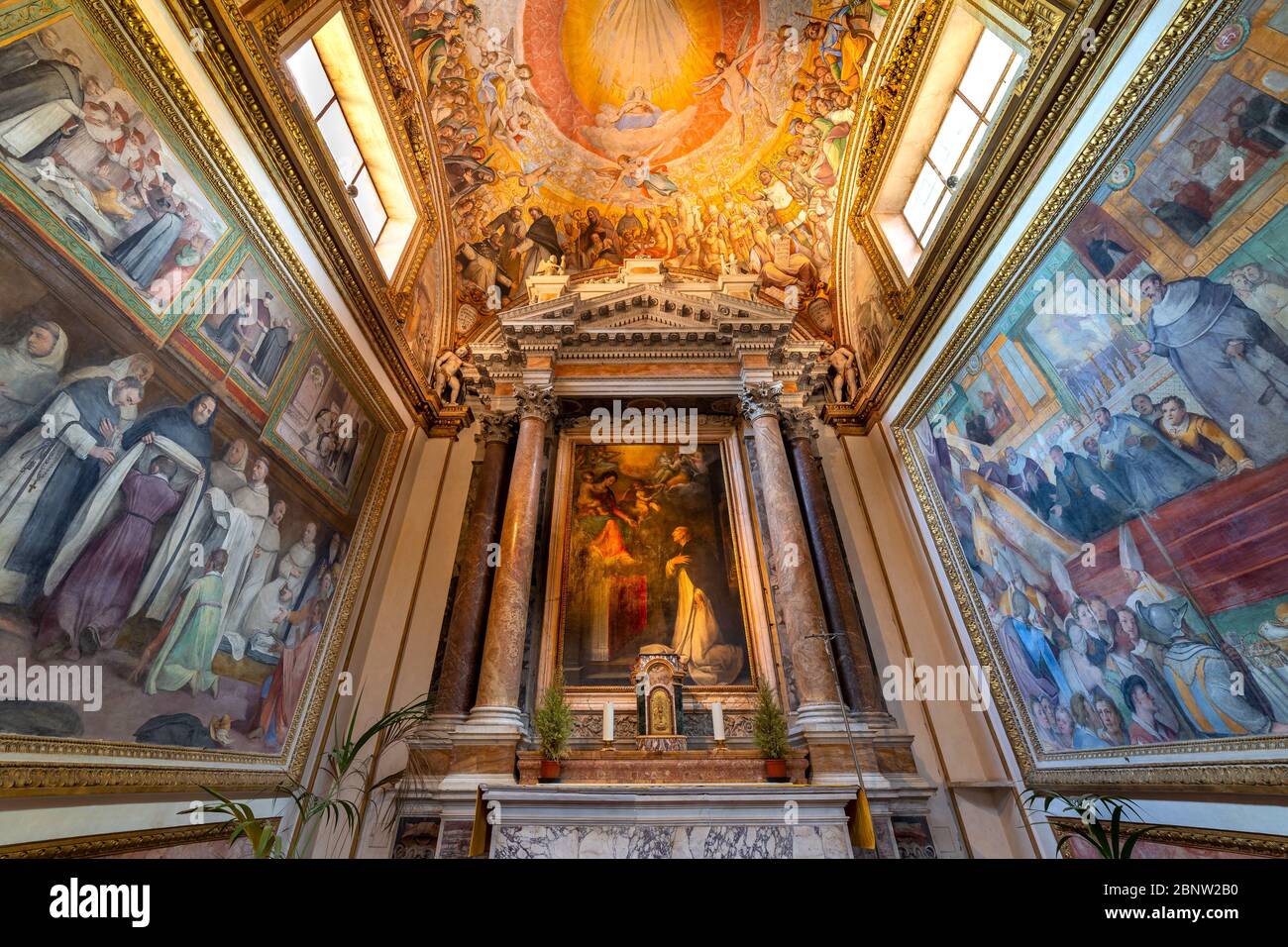 ROME, ITALY - AUGUST 11, 2019: The Basilica of Saint Sabina, a historic ...