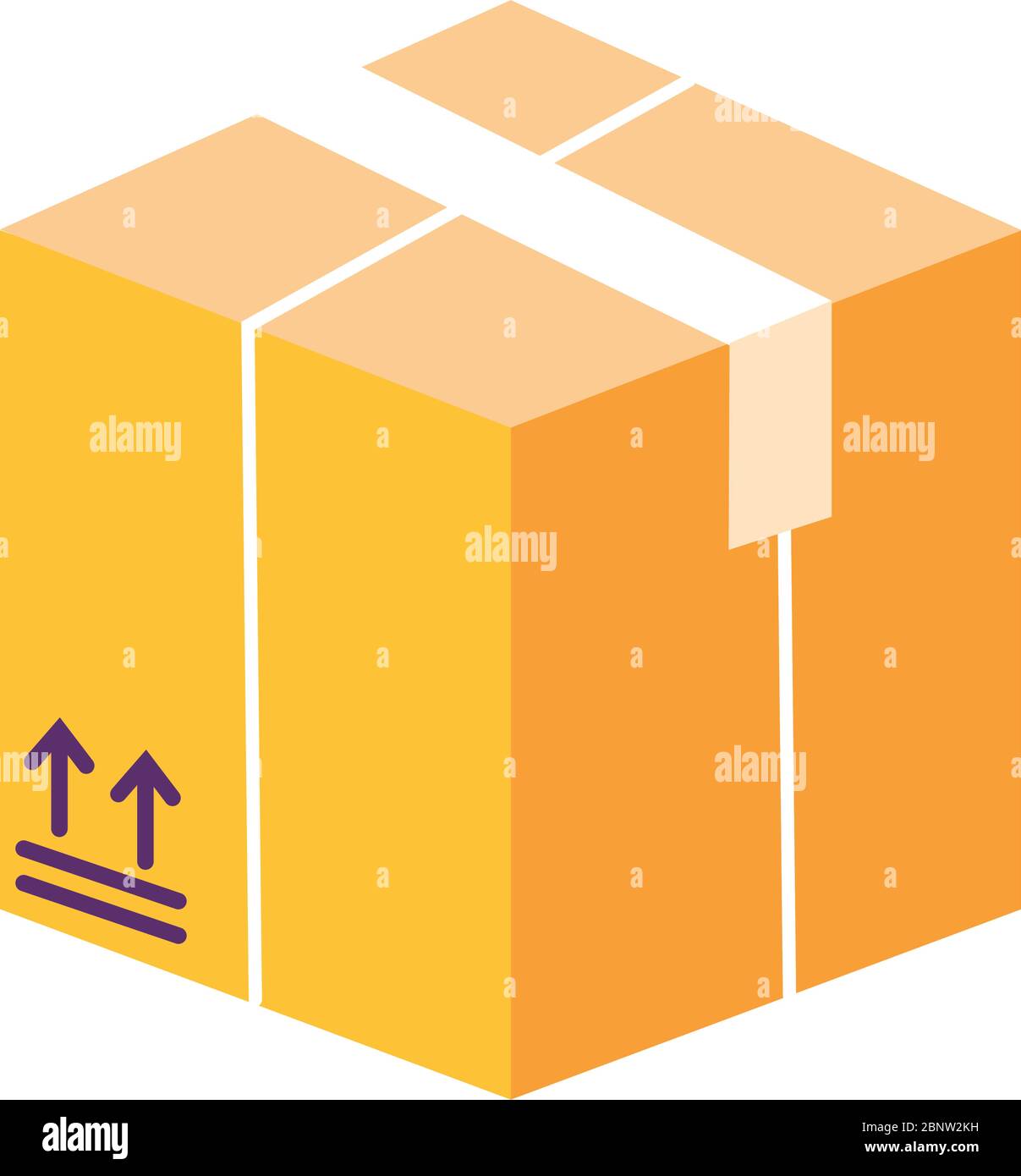 box delivery service detailed style Stock Vector Image & Art - Alamy