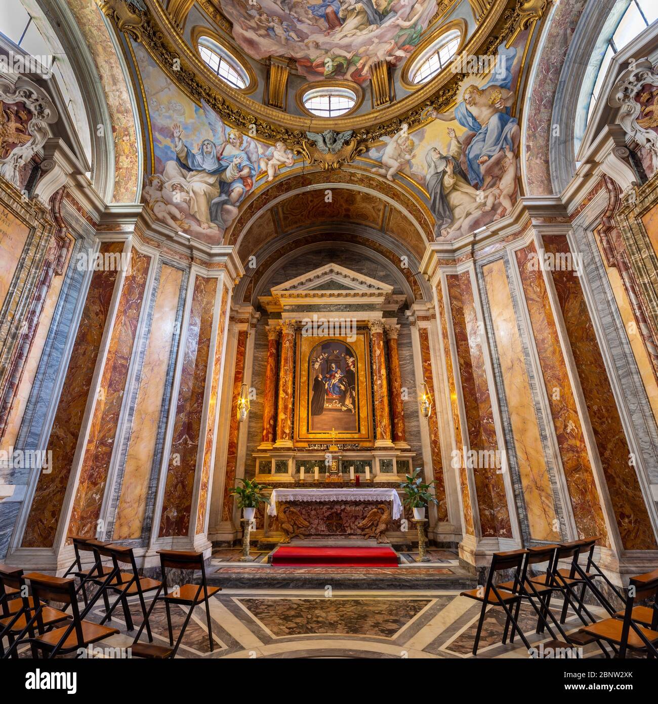ROME, ITALY - AUGUST 11, 2019: The Basilica of Saint Sabina, a historic ...