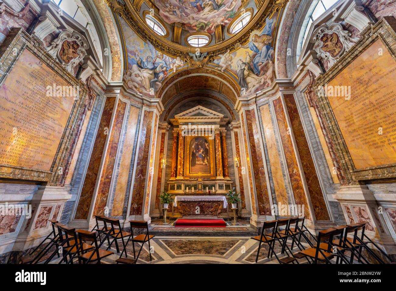 ROME, ITALY - AUGUST 11, 2019: The Basilica of Saint Sabina, a historic ...