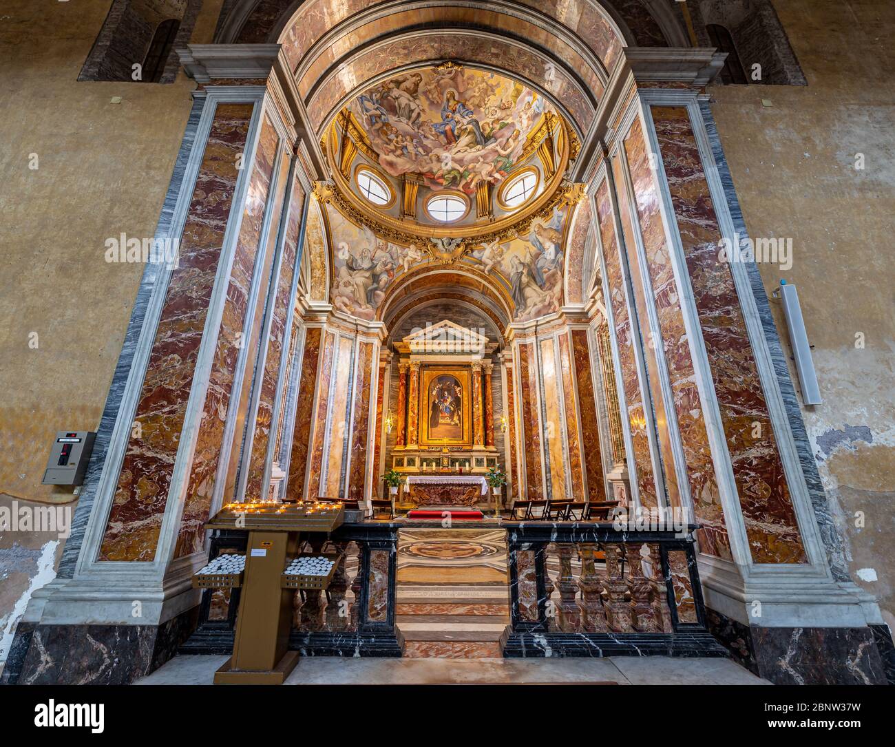 ROME, ITALY - AUGUST 11, 2019: The Basilica of Saint Sabina, a historic ...
