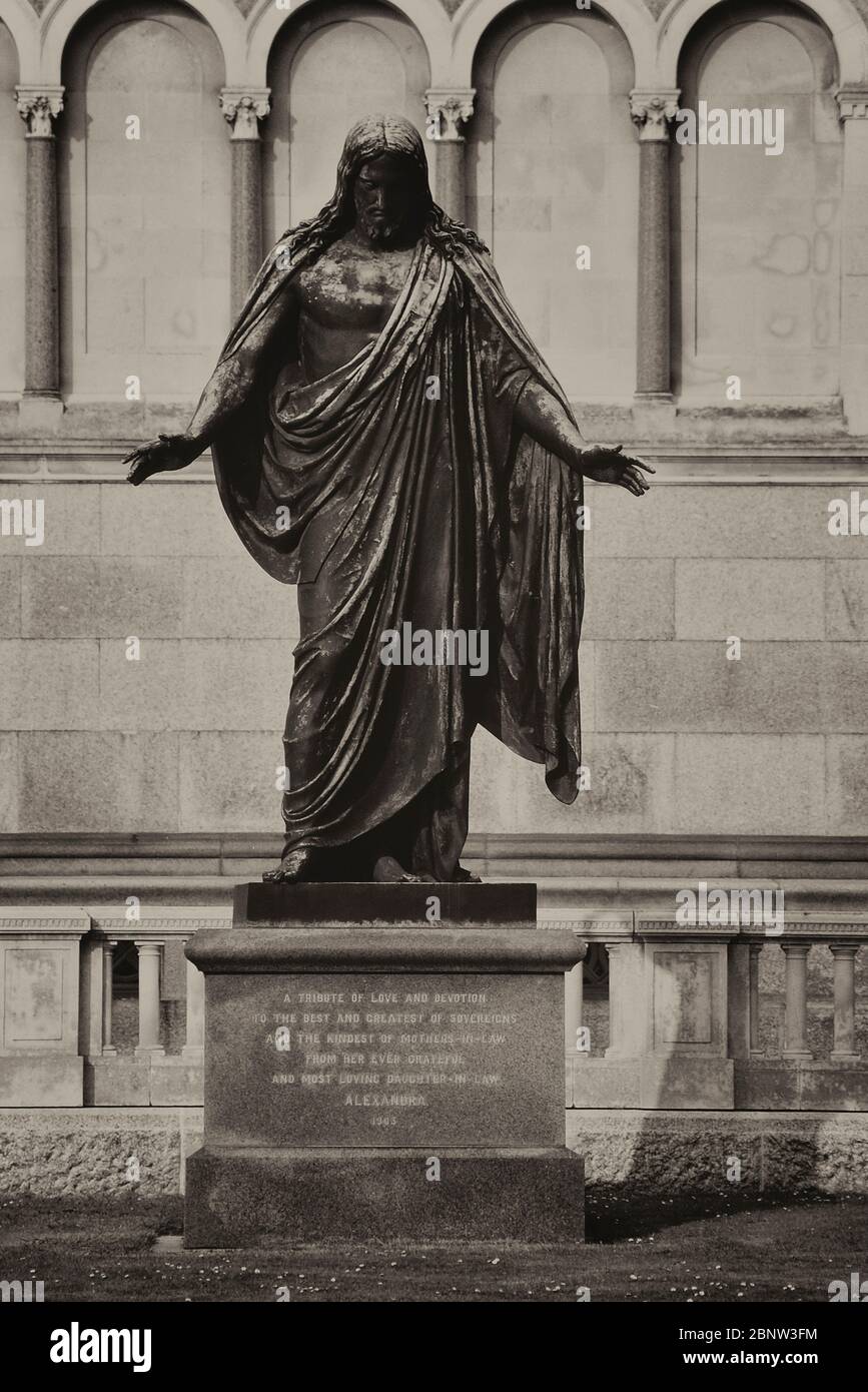 Rasmussen's Christ Figure at The Royal Burial Ground adjacent to the ...