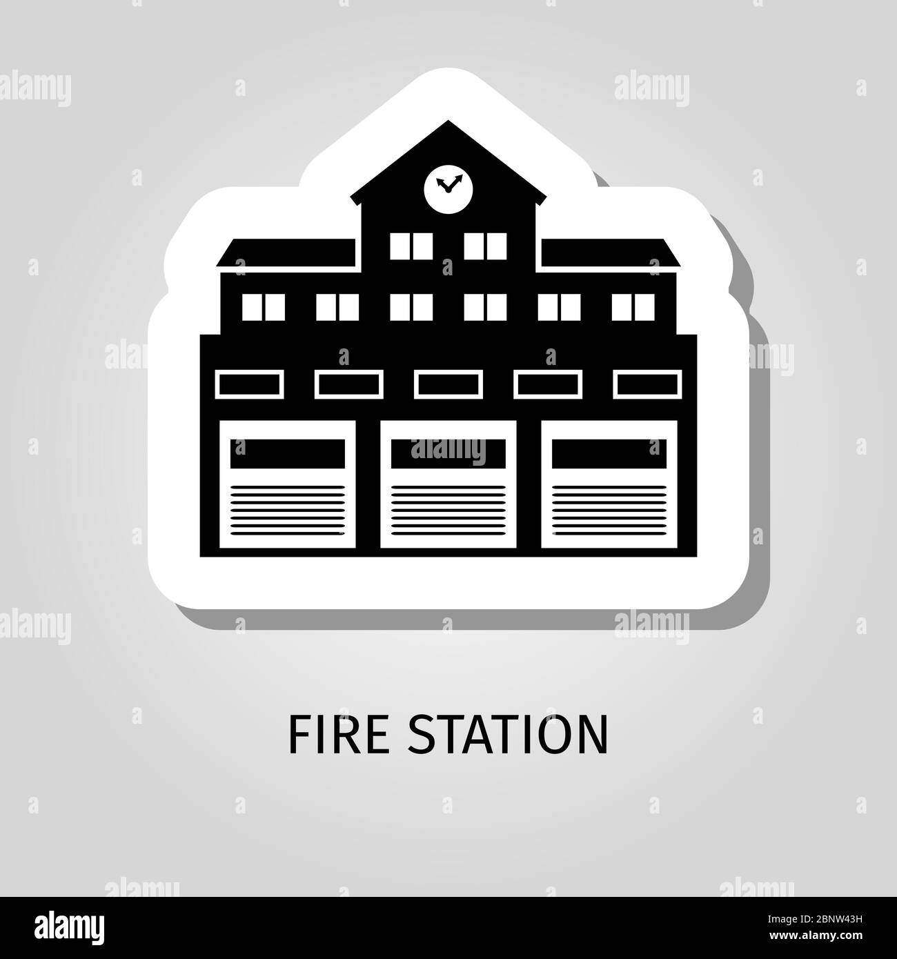 Fire Station Icon