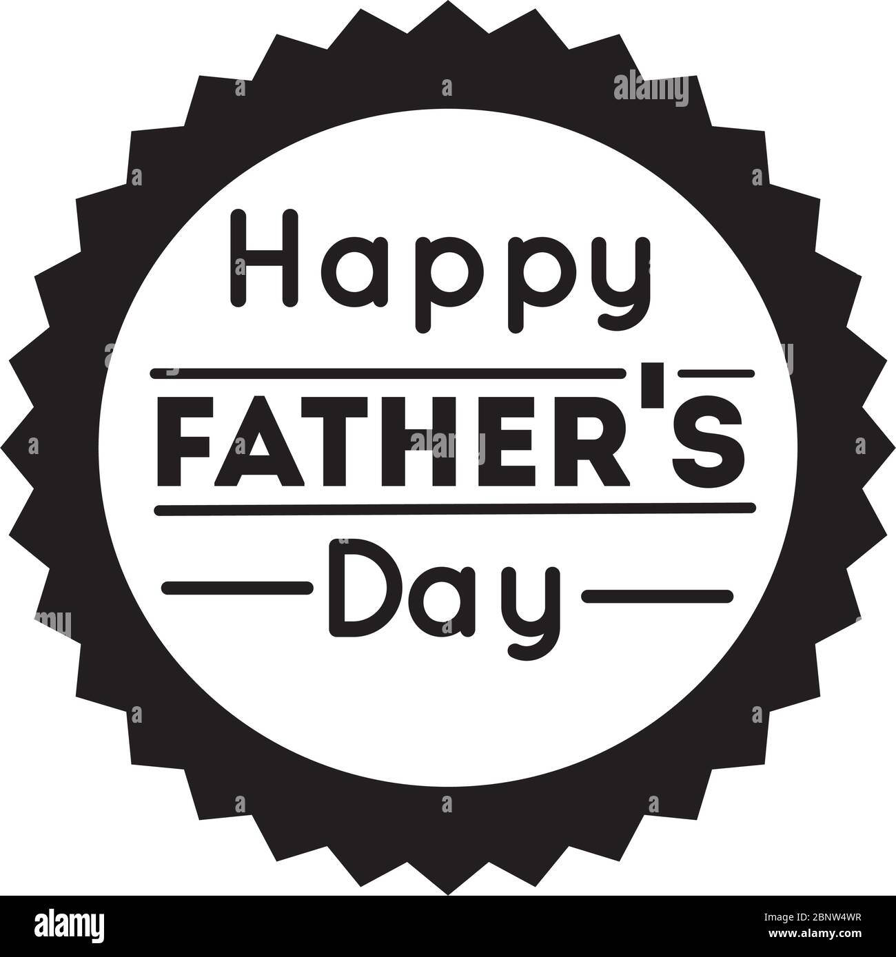 happy fathers day lace line style Stock Vector Image & Art - Alamy