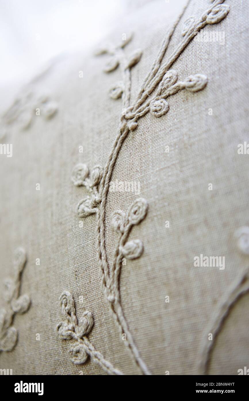 Embroidery pattern close up hi-res stock photography and images - Alamy