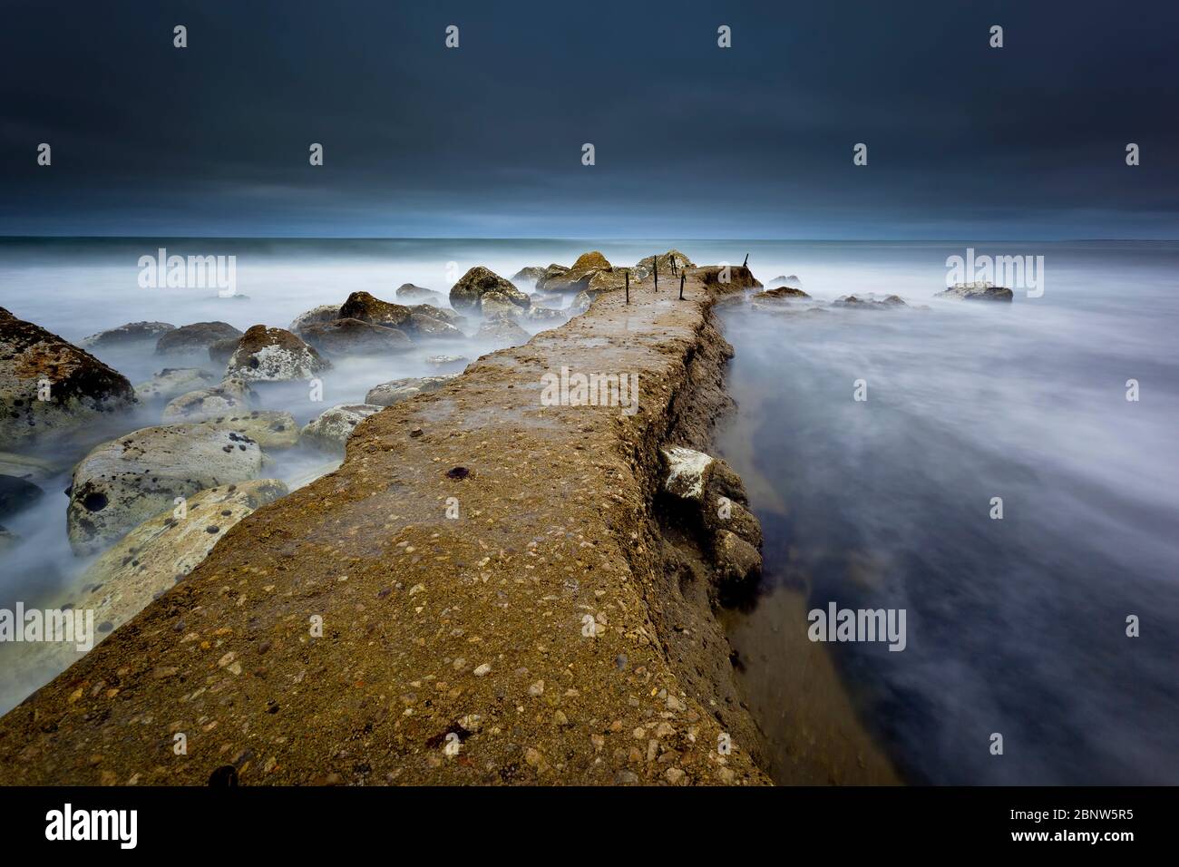 LONG EXPOSURE SEASCAPE Stock Photo - Alamy