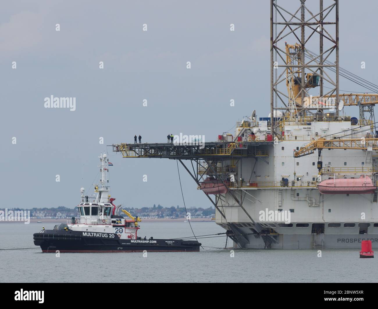 Drilling rig towed hi-res stock photography and images - Alamy