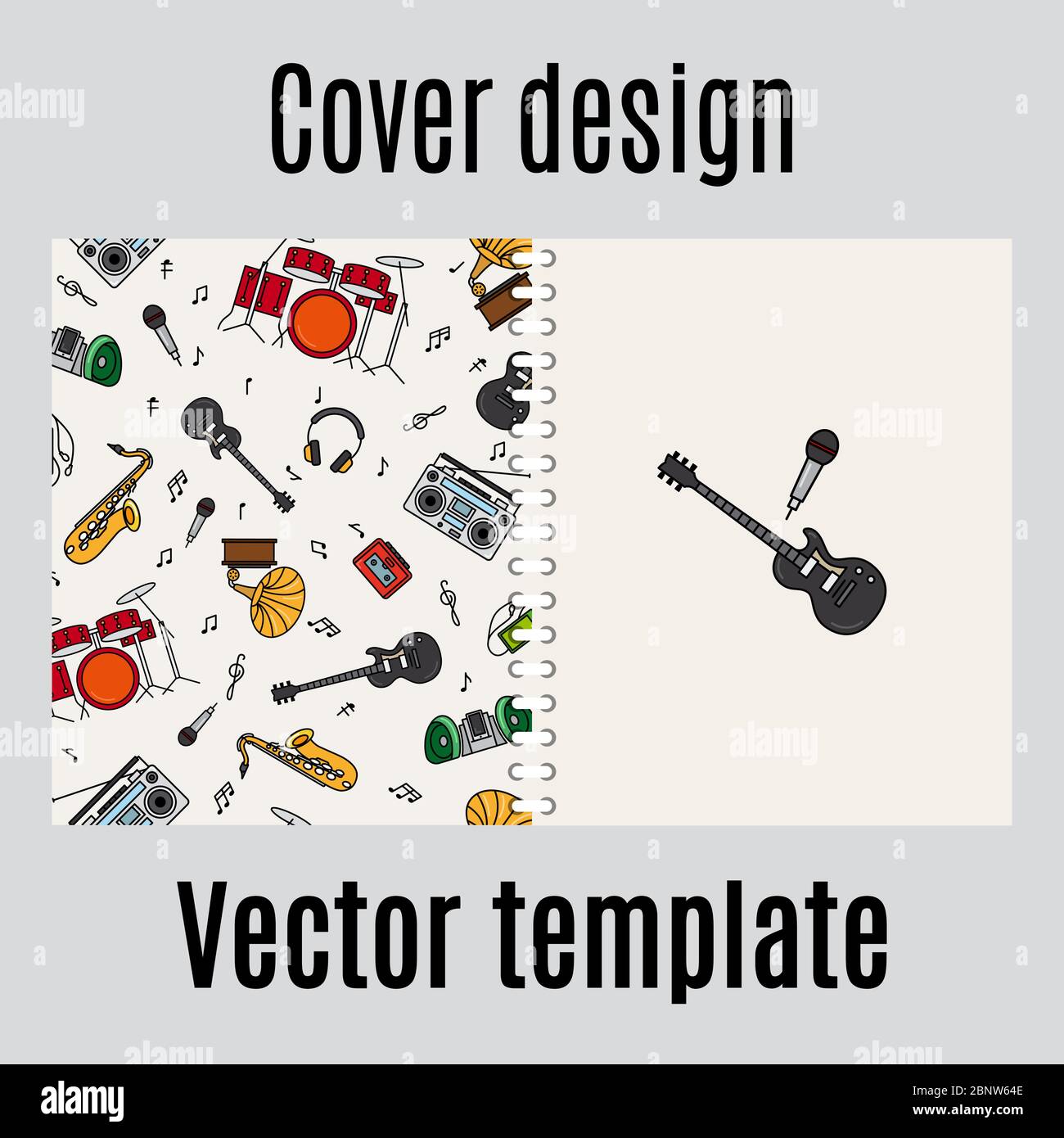 Drum cover Stock Vector Images - Alamy