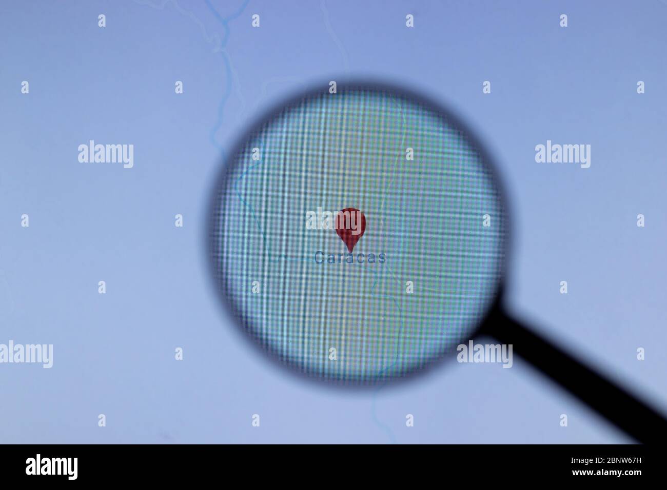 Map of caracas hi-res stock photography and images - Alamy