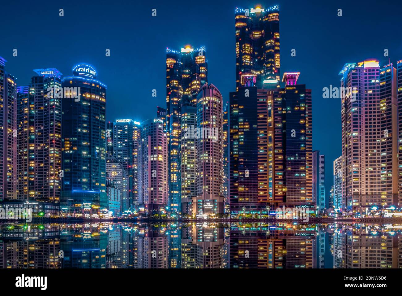 The Bay 101 Night View in Busan City, South Korea Stock Photo - Alamy