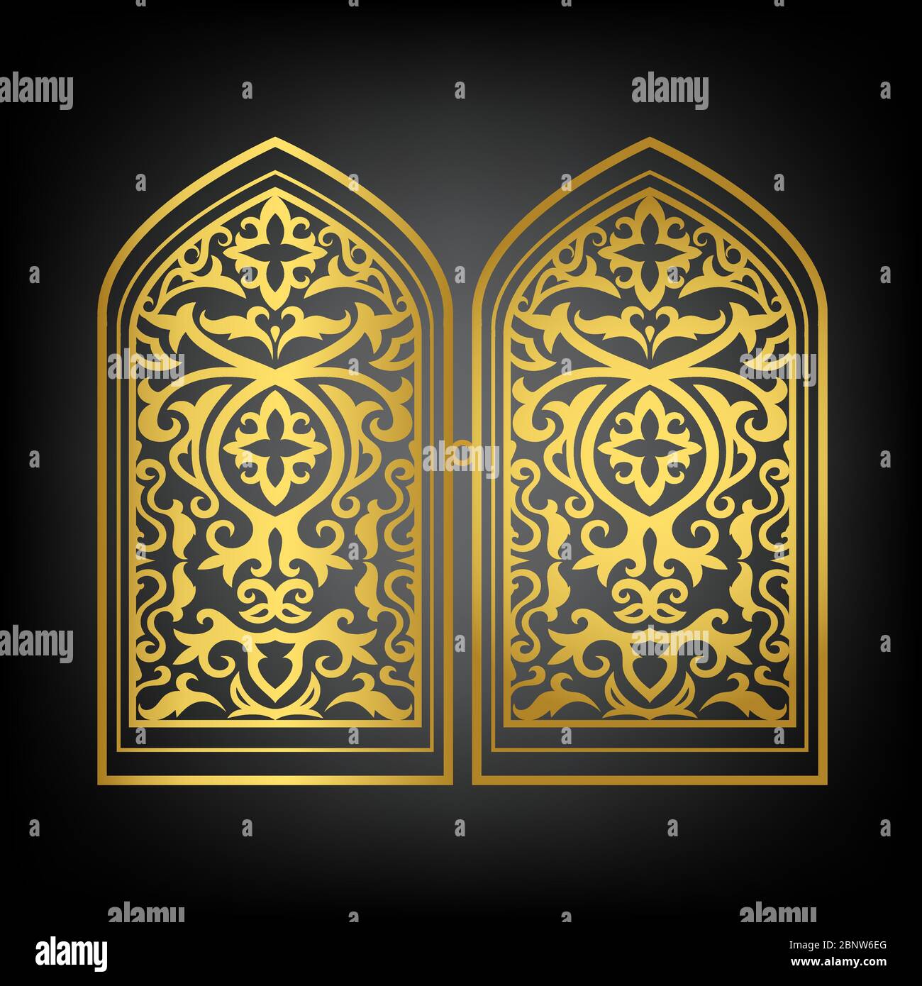 Circle window frame layout Stock Vector Images - Alamy