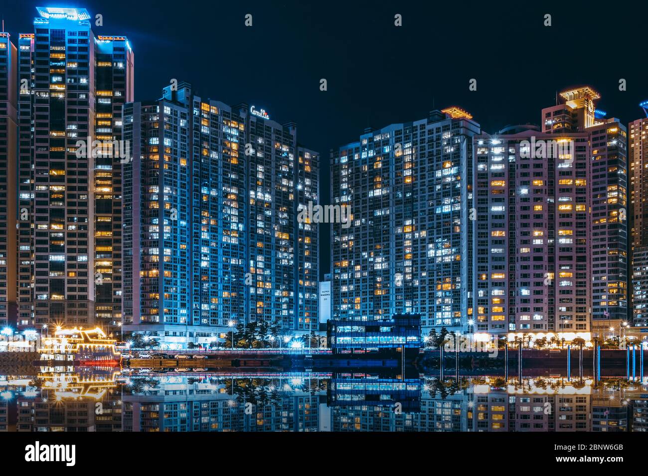 The Bay 101 Night View in Busan City, South Korea Stock Photo - Alamy