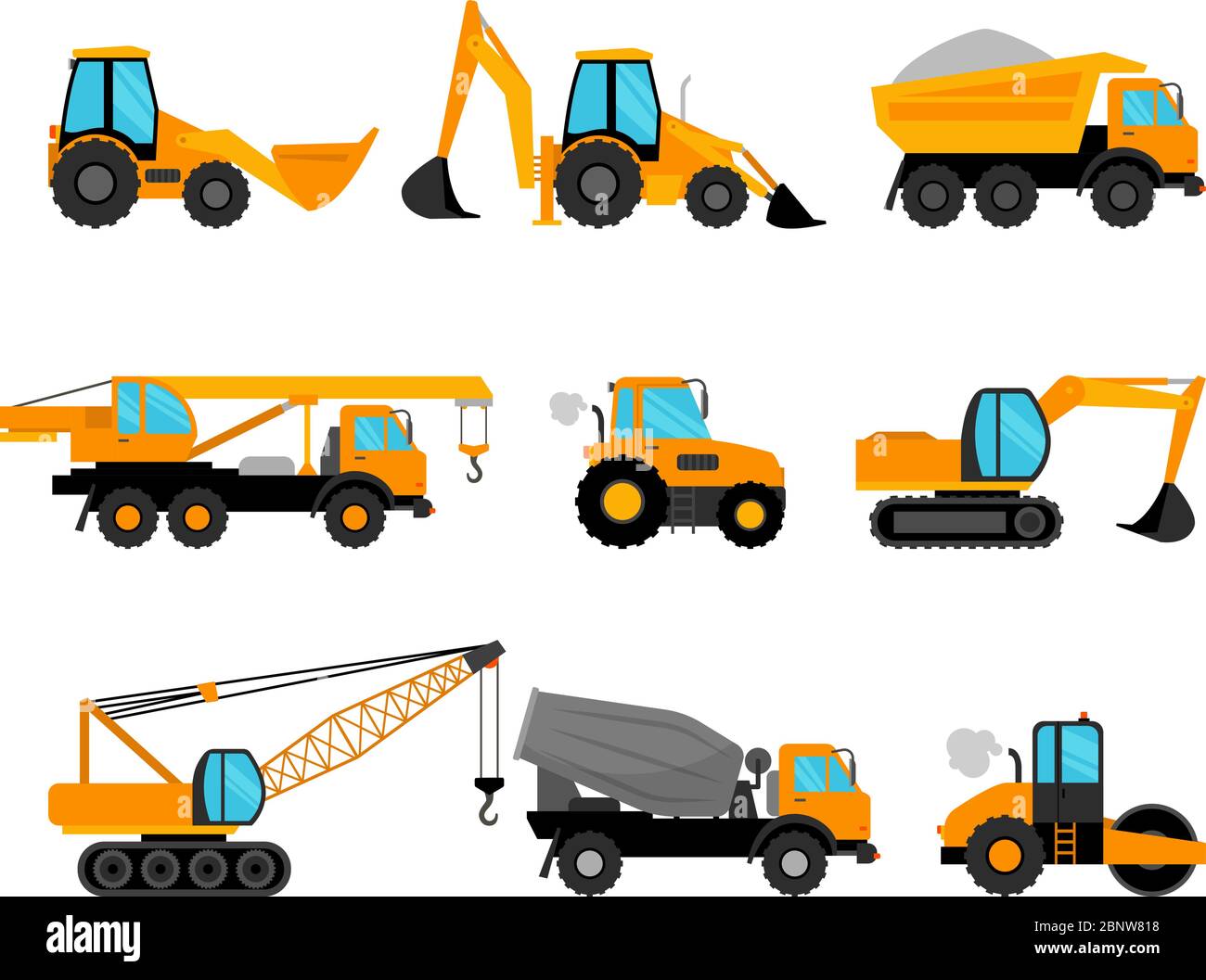 Construction Equipment Icon Vector