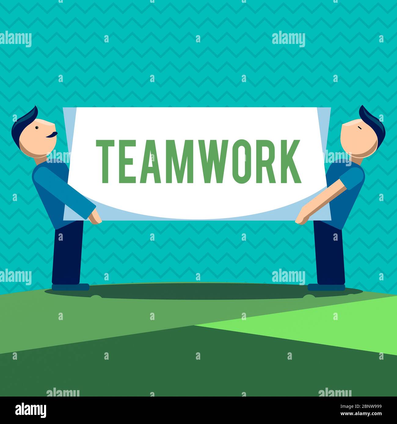 Text sign showing Teamwork. Business photo text combined action of ...