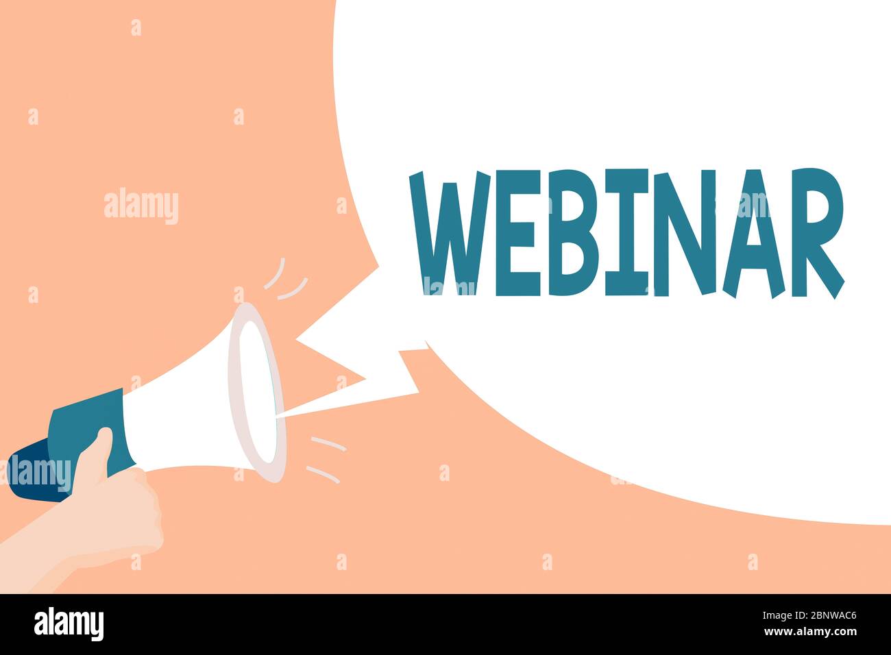 Handwriting text Webinar. Conceptual photo seminar or other ...