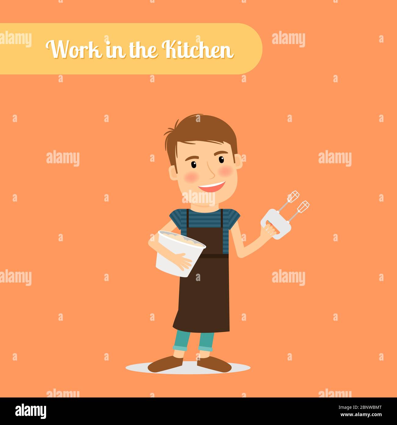 Happy lettuce vegetable cartoon character hi-res stock photography and ...