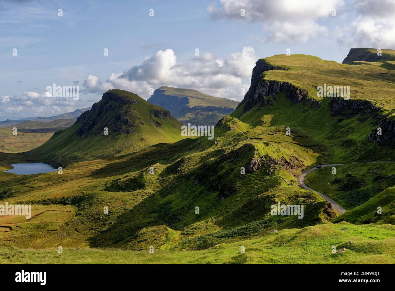 Loch Cleat & Cleat (336M) with Beinn Edra (611M centre distance) and ...