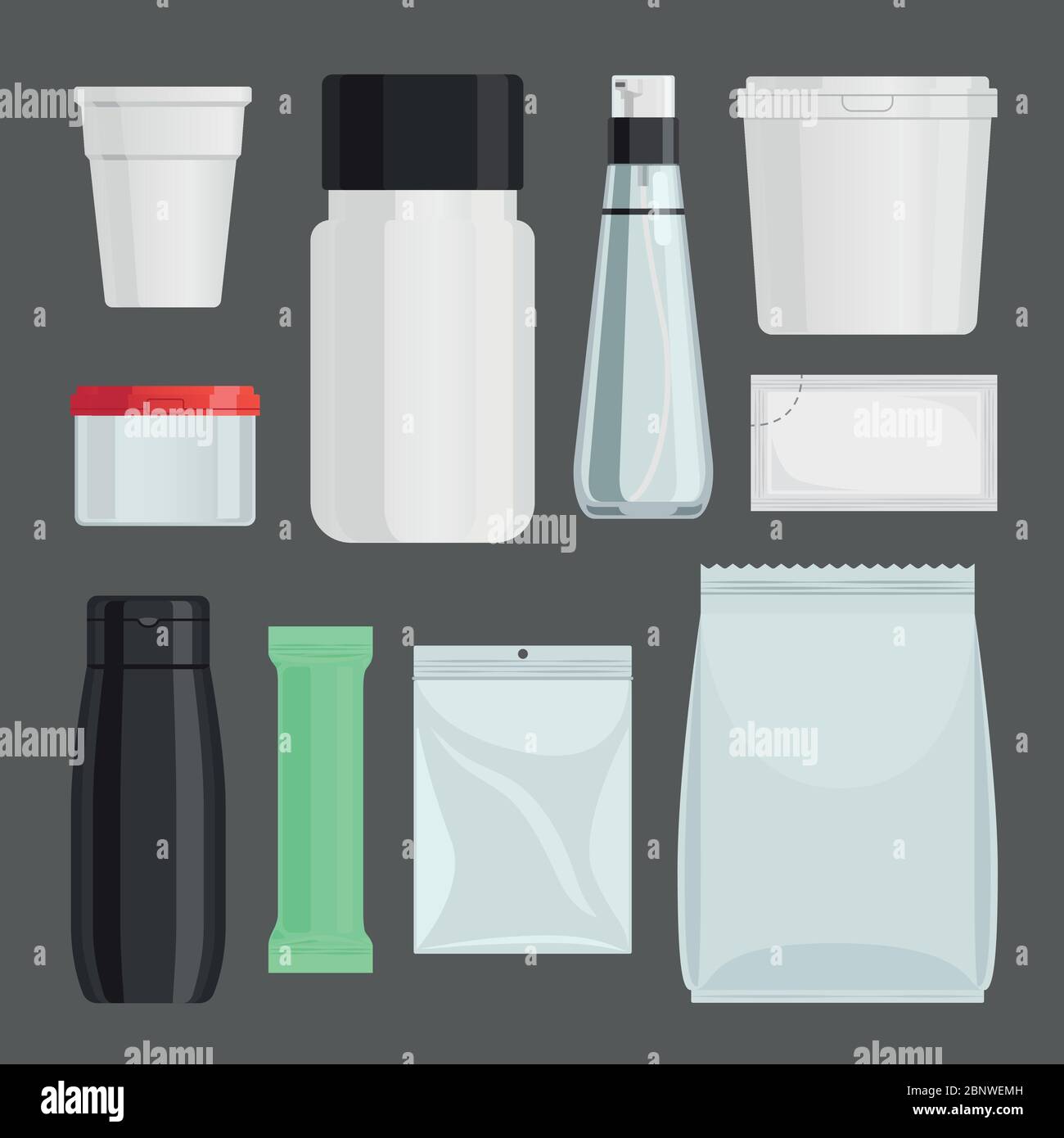 Shampoo sachets Stock Vector Images - Alamy