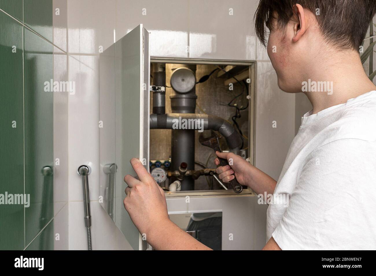 Connecting old and new technology hi-res stock photography and images ...