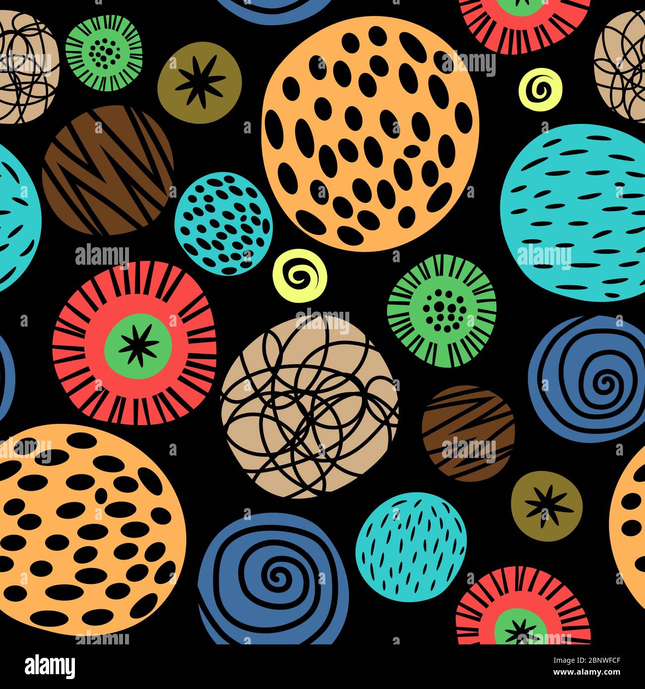 Colorful kids pattern with dots for gift box cute paper and scrapbook ...