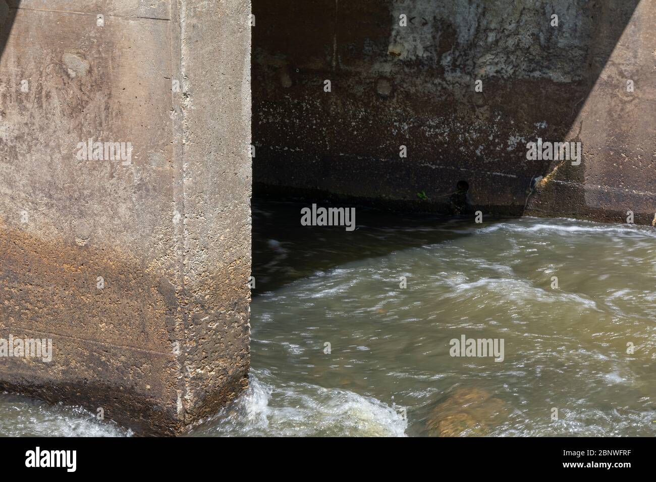 Concrete rainwater canal hi-res stock photography and images - Alamy