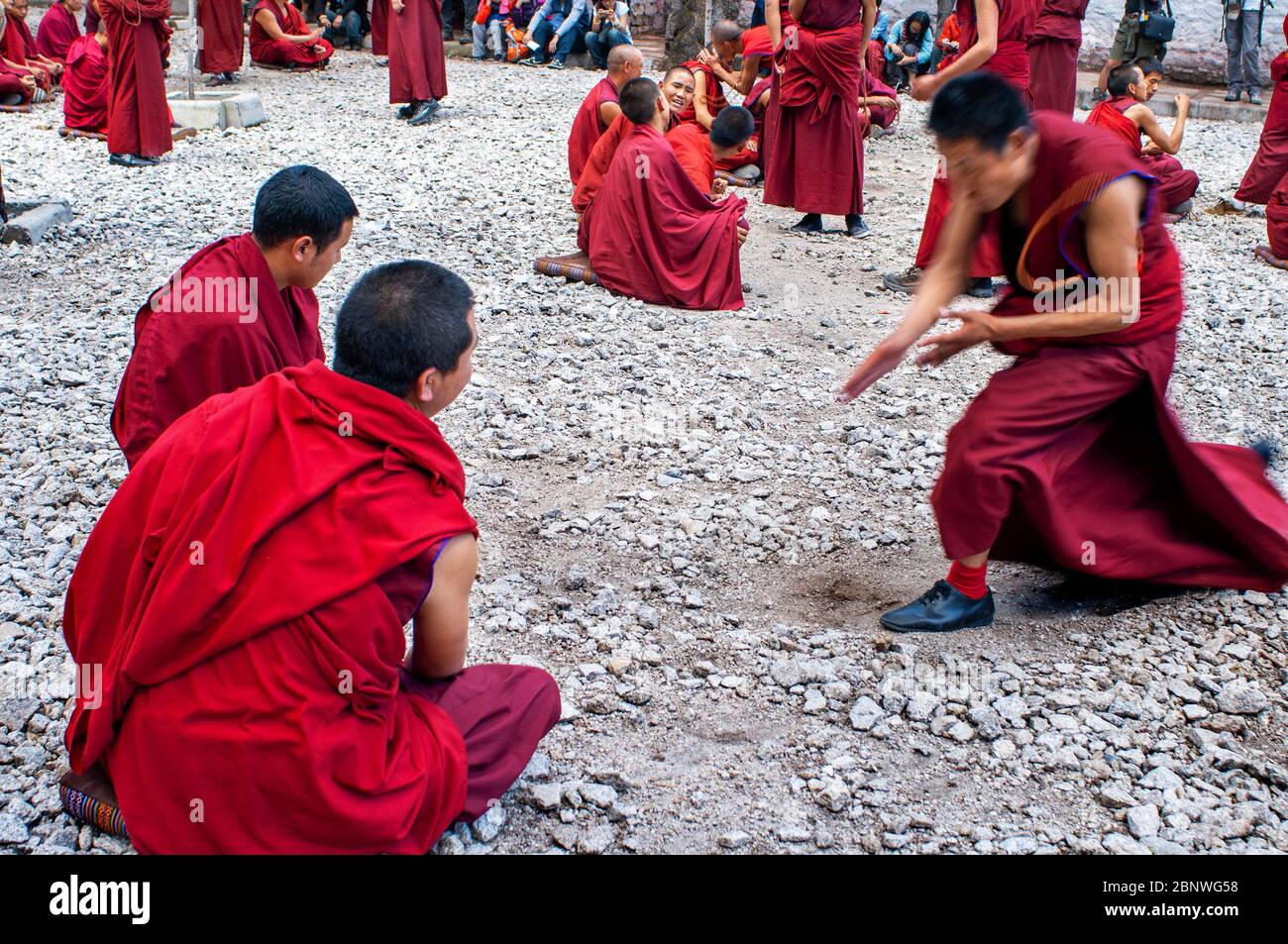 Monk gesturing hi-res stock photography and images - Alamy