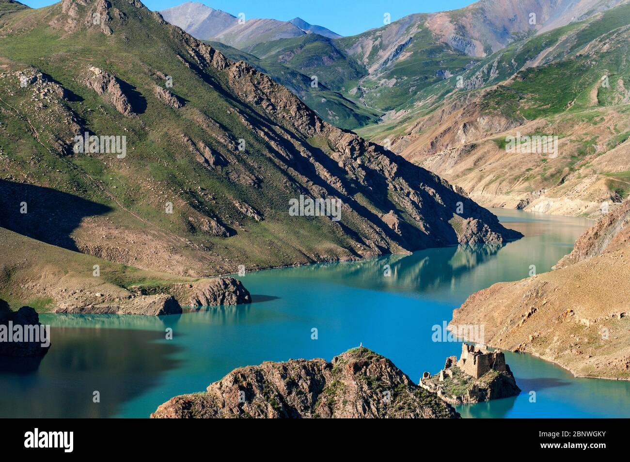 Simi La lake holy place, Simi-la pass, Shigatse Prefecture on the ...