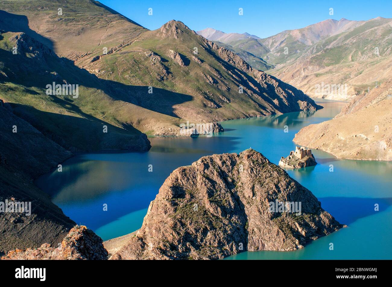 Simi La lake holy place, Simi-la pass, Shigatse Prefecture on the ...