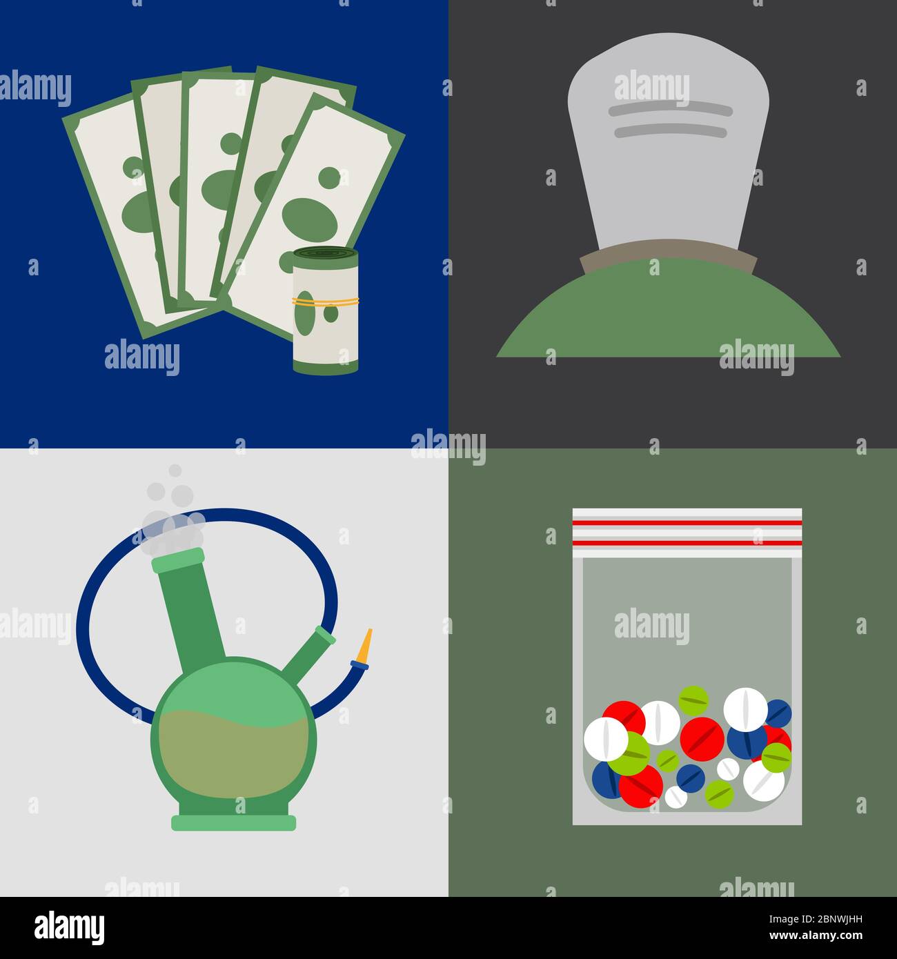 Money, tablets and drugs vector colored icons set Stock Vector Image ...