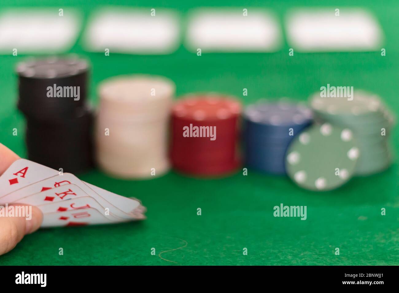 Hiding cards hi-res stock photography and images - Alamy