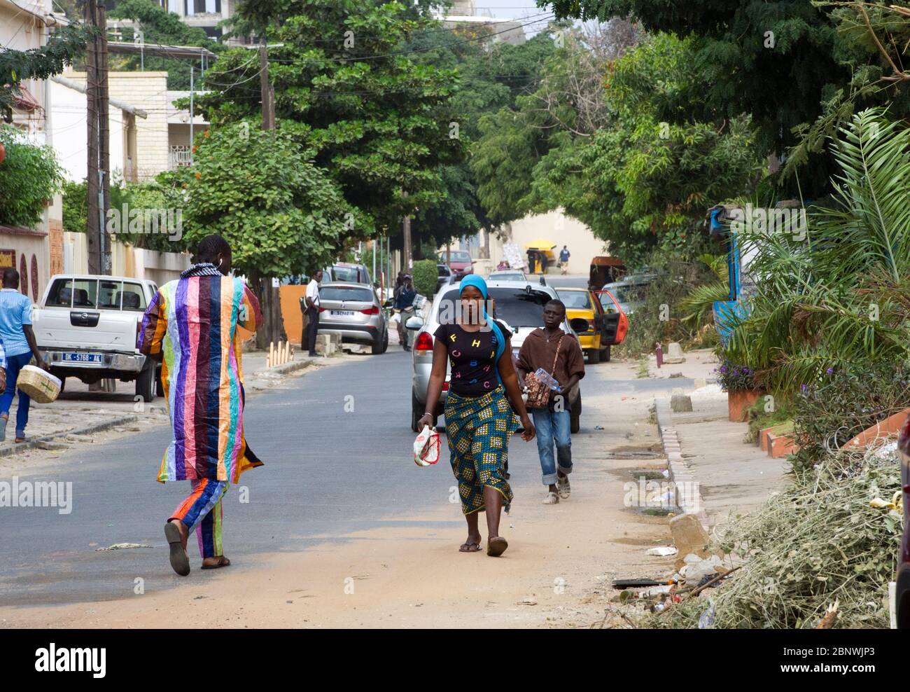 Daily life, street scene, Dakar, Senegal, West Africa Stock Photo - Alamy