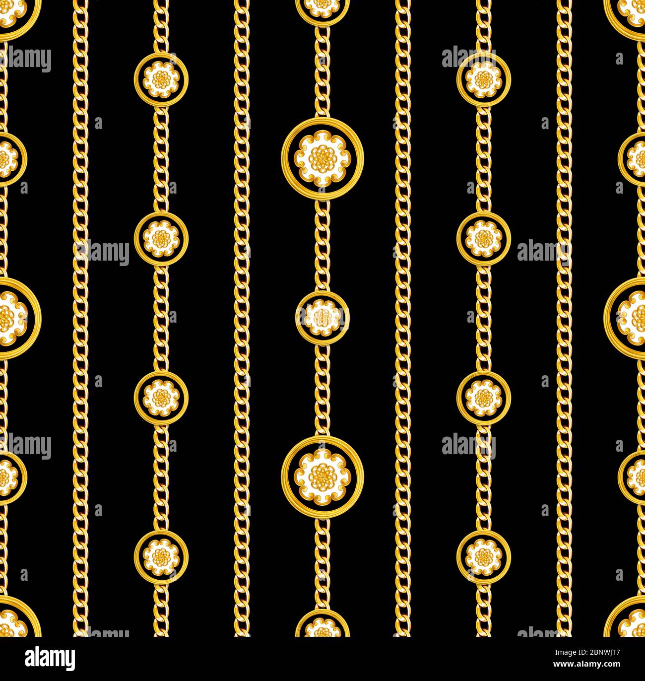 Versace Chain Print Wallpaper